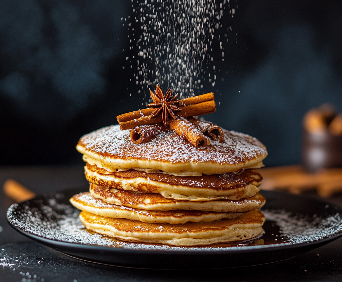 Cinnamon Roll Pancakes