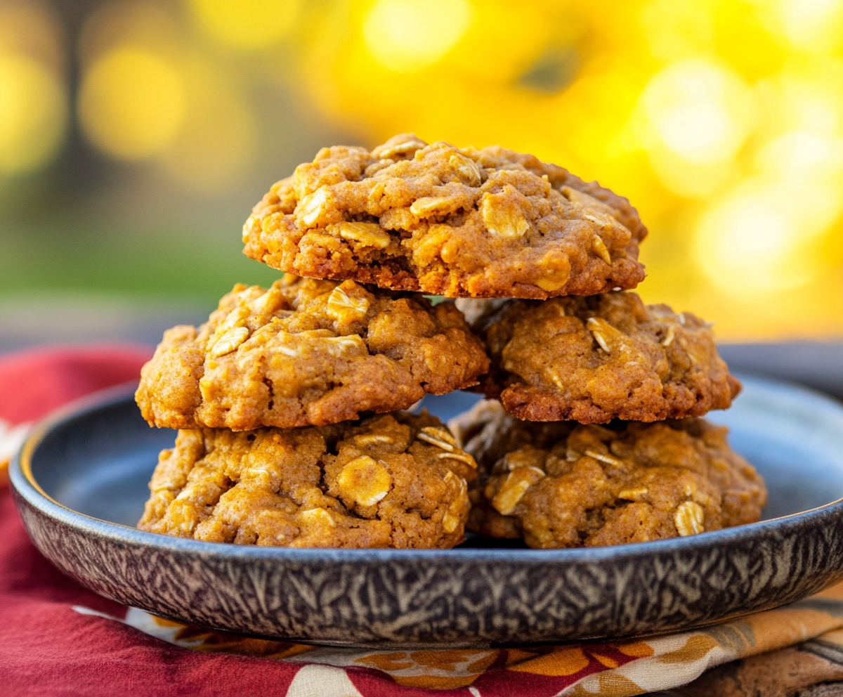 Pumpkin Oatmeal Cookies Recipe