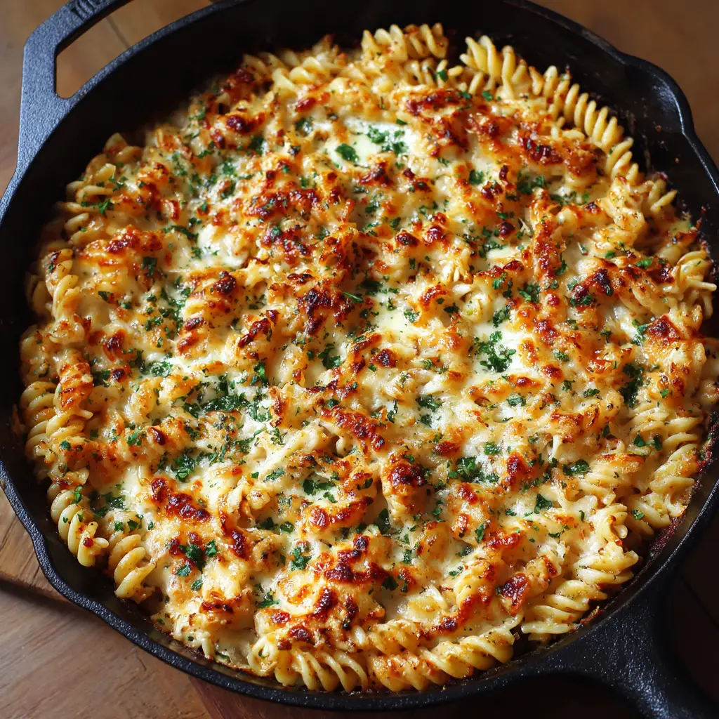 Creamy Rotini Pasta Bake