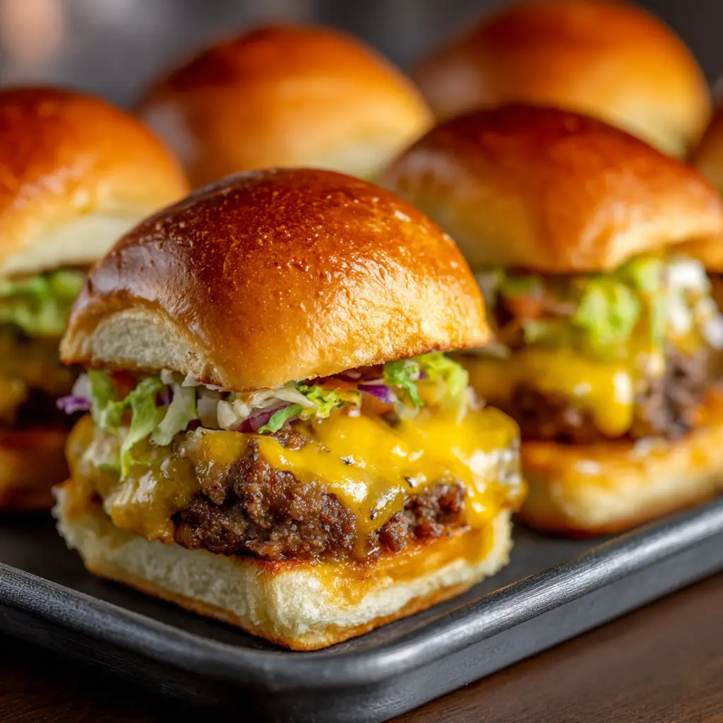 Chopped Cheeseburger Sliders