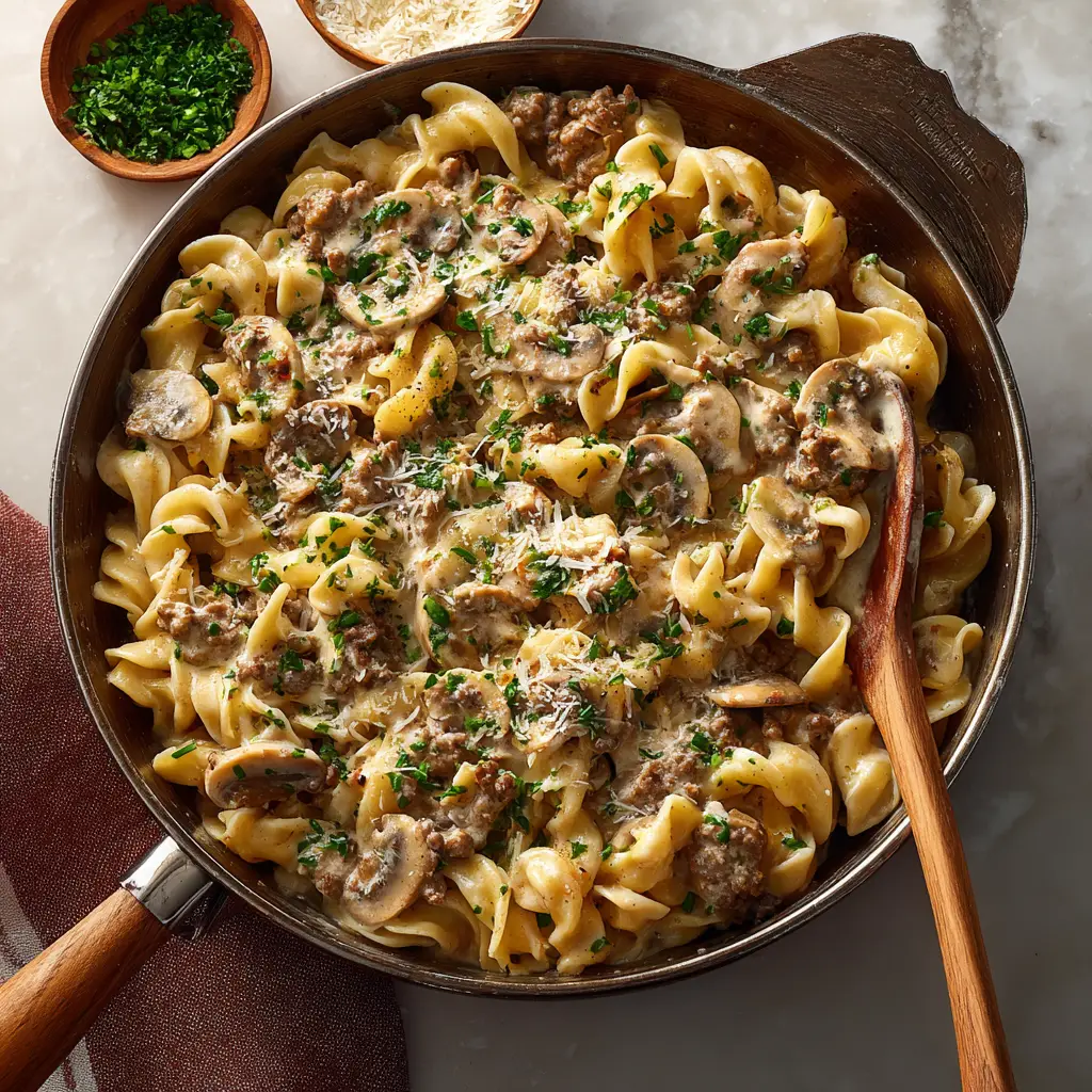 Ground Beef Stroganoff Recipe